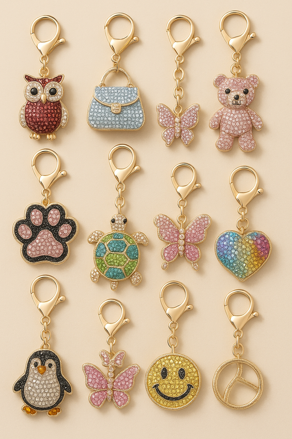 Wholesale Rhinestone Keychains Tagged "Keychains by the Dozen ...