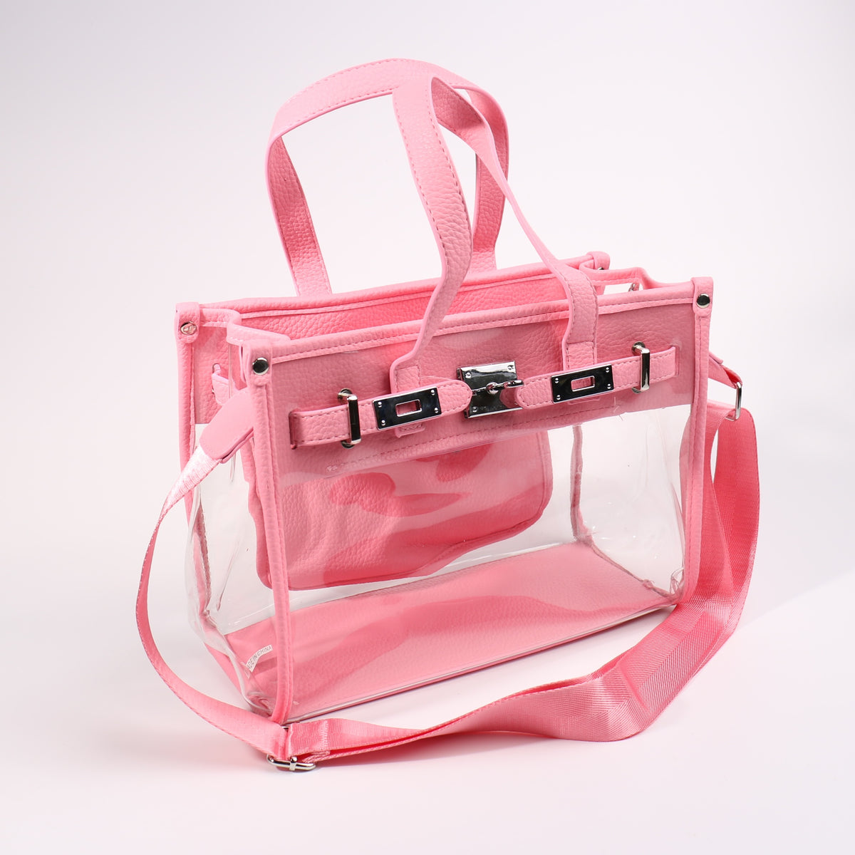 Fashion Clear Handbag #JBC01-LP - Light Pink (PC) – YoungsGA.com ...